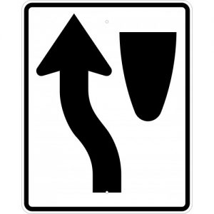 Keep Left Symbol - Zing Signs